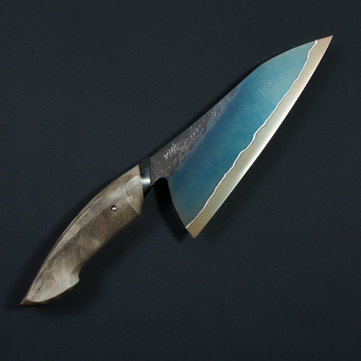 Bloomfield, Hazenberg & Bauer Chef Knife Black Mirror Apex SanMai Take ...