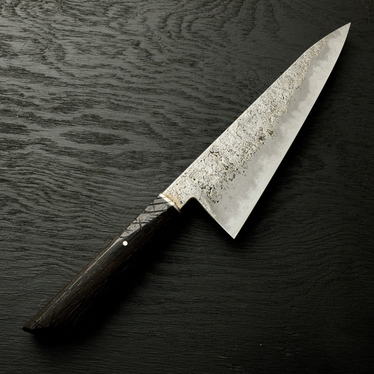 Simon Krichbaum Gyuto 212mm Damascus GoMai 1.2210 BogOak ...