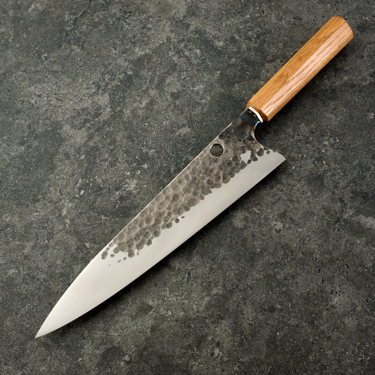 Kamon Knives | Gyuto 230mm Denty Kurouchi Heirloom | Modern Cooking ...