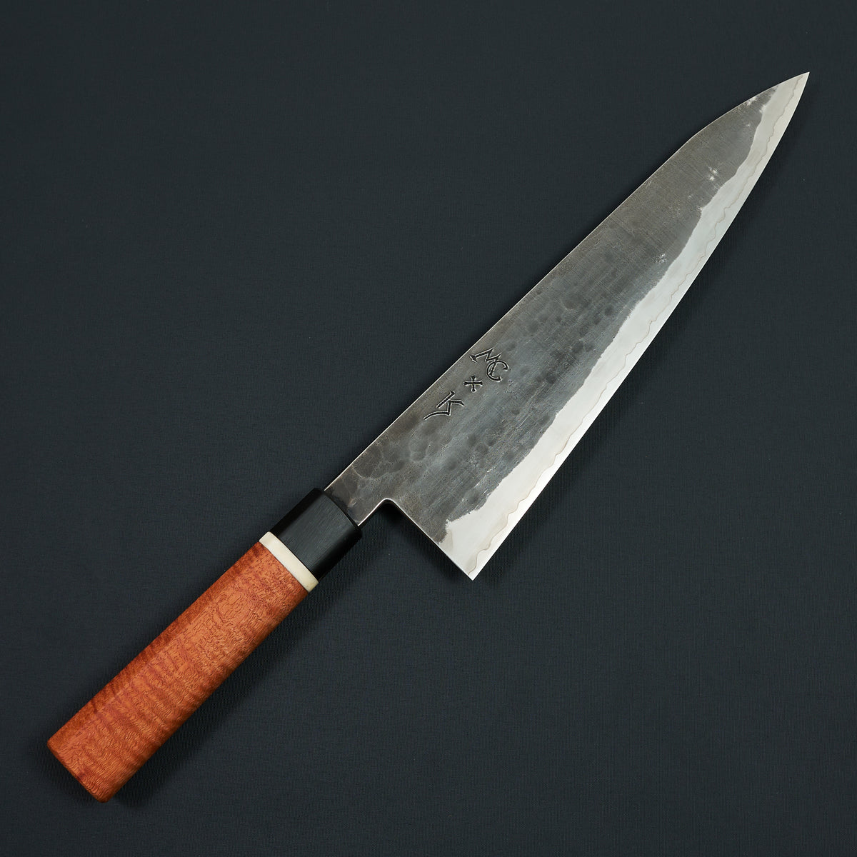 MCX Gyuto 235mm Stainless Glad Apex Ultra KU Stone Finish Red River Gum ...