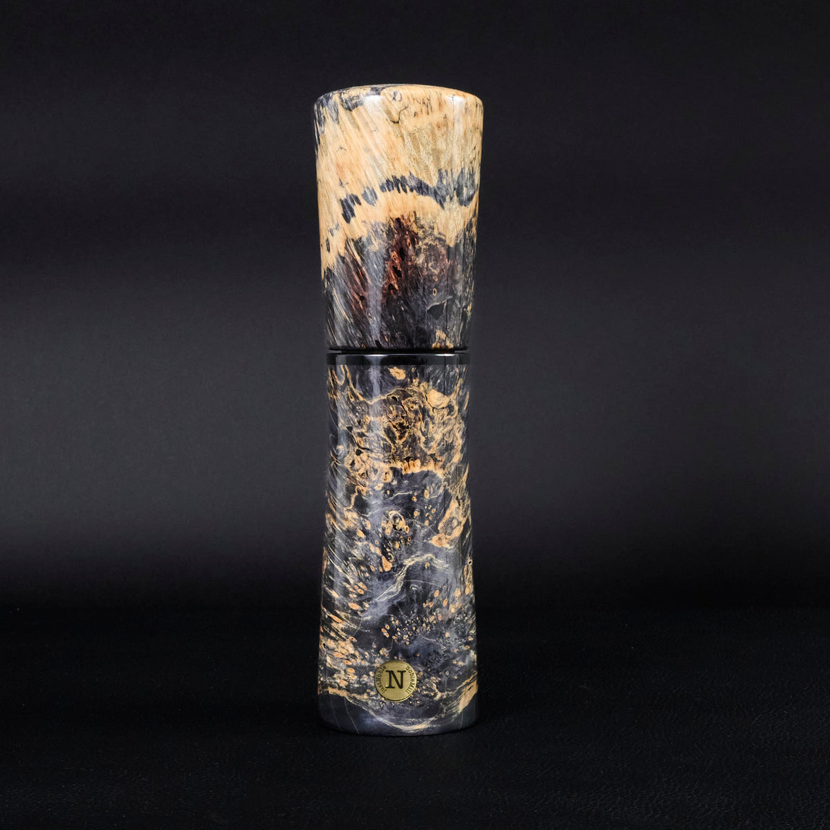 Just Noble nobleMill® Peppermill Box Elder Burl Black Stabilized ...