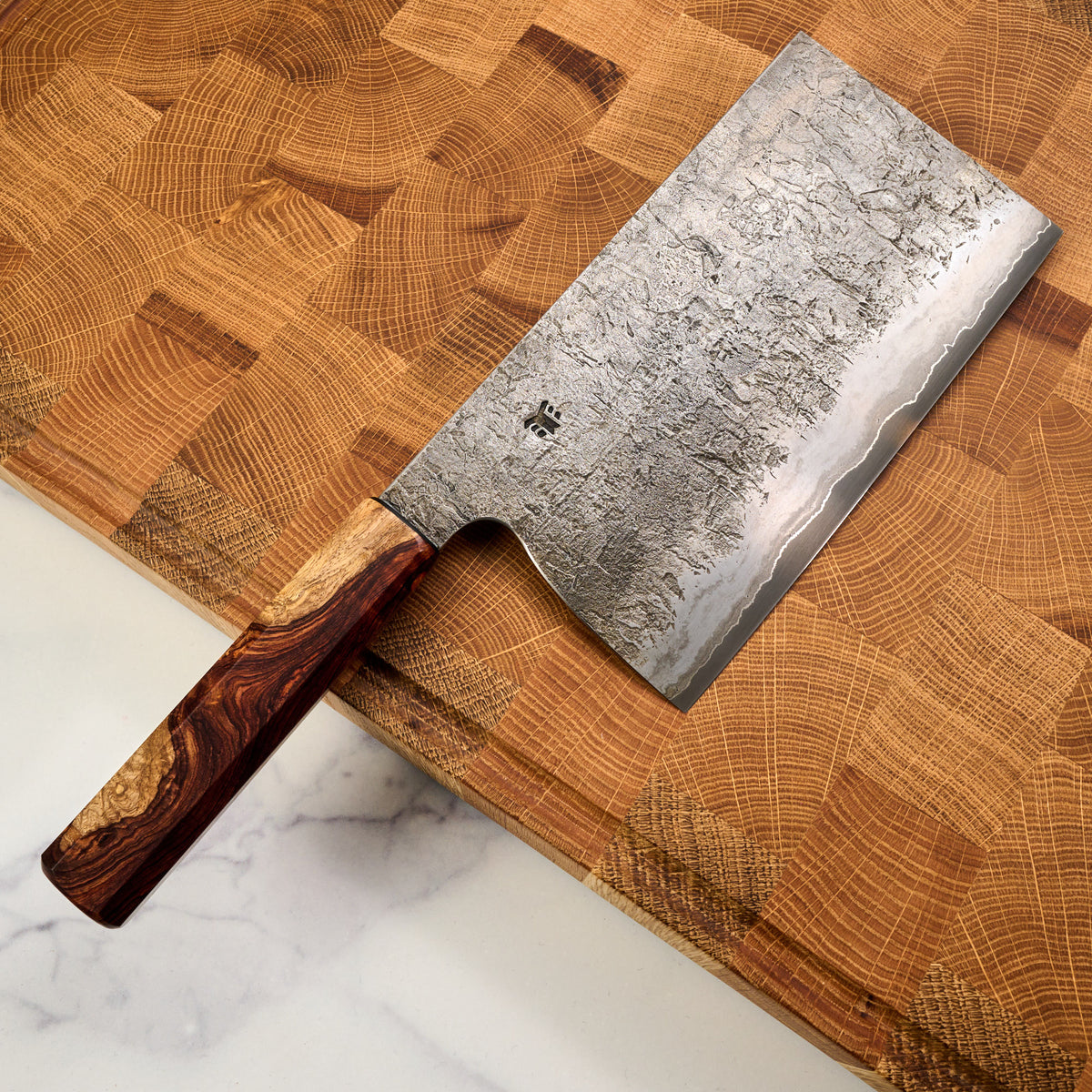 Brook Turner Cleaver 190mm x 100 GoMai Wrought Iron, Nickel, 52100 ...